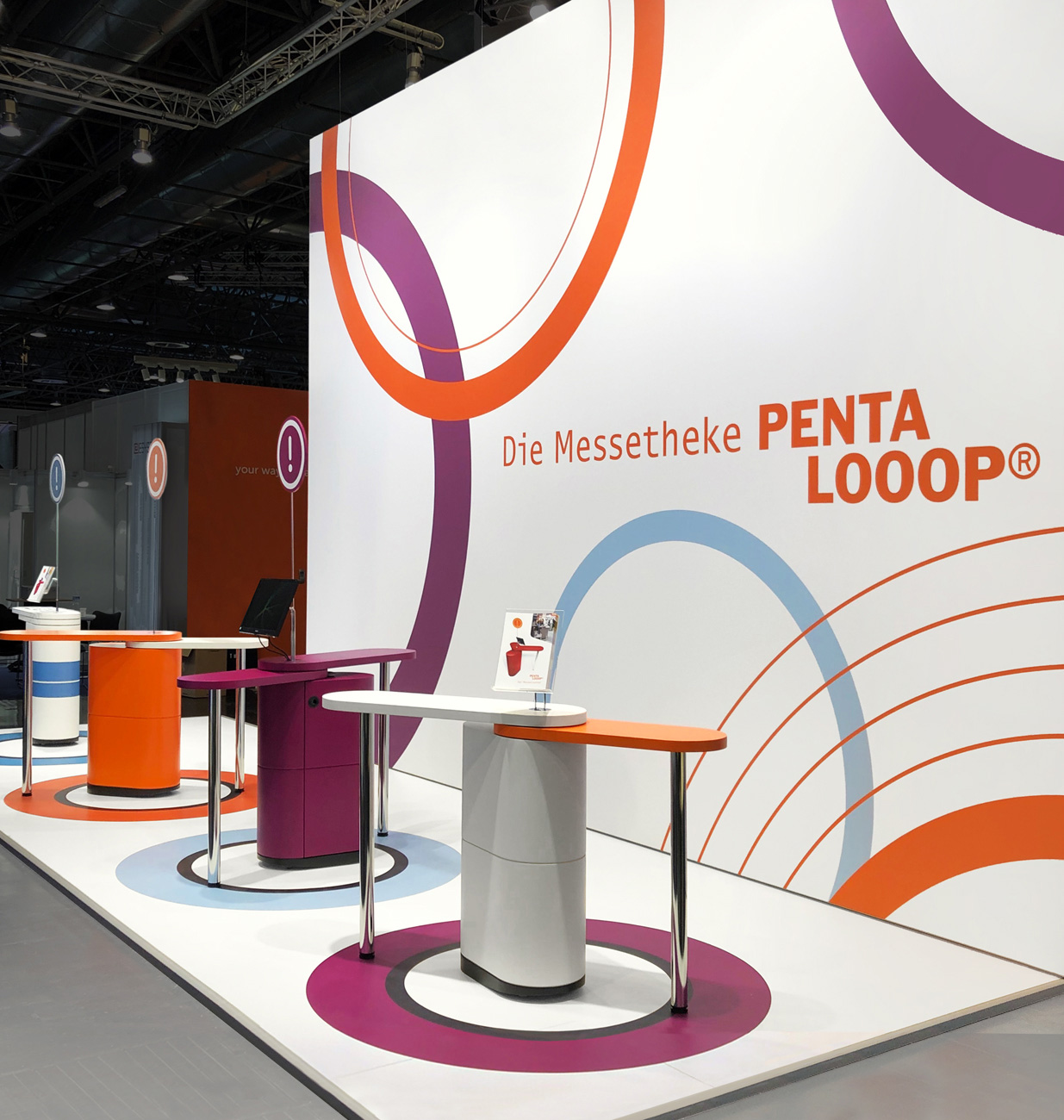 PENTA-LOOOP® - Die mobile, multifunktionale Messetheke